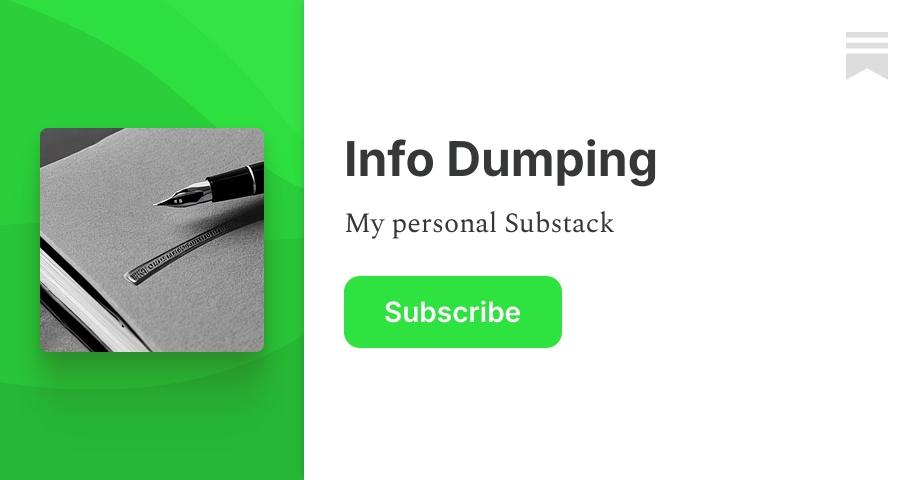 Info Dumping | Shannon Marie Hauck | Substack