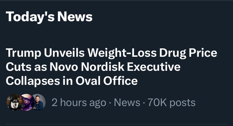 A man collapsed in the Oval Office. The internet got the story wrong.