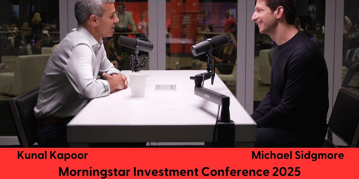 🎥 Morningstar's Kunal Kapoor - live from the Morningstar Investment ...