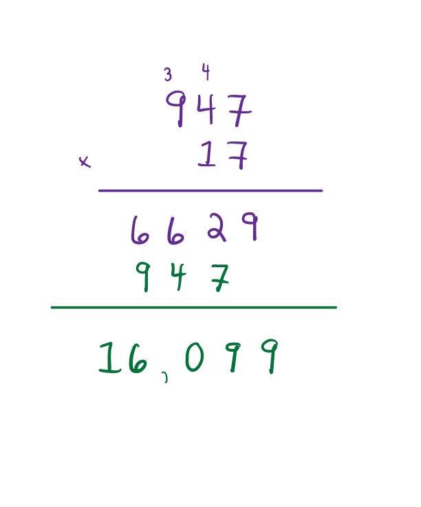 The Box Method of Multiplication - by Holly MathNerd