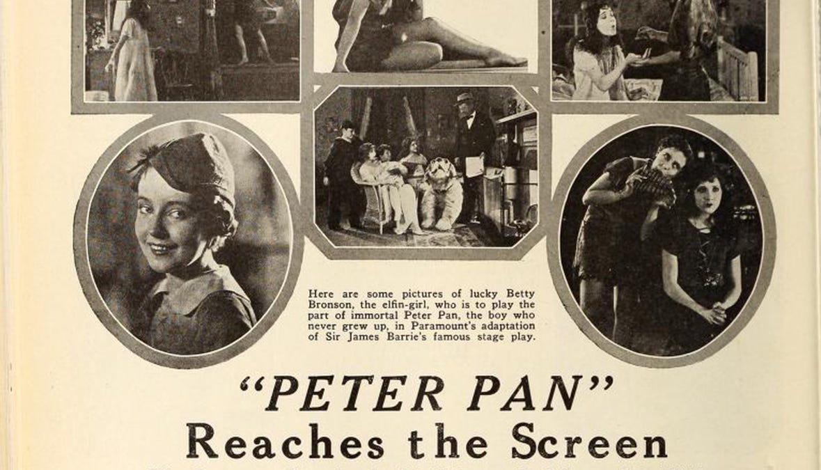 What did they say about Peter Pan in 1924? - by James Kreul