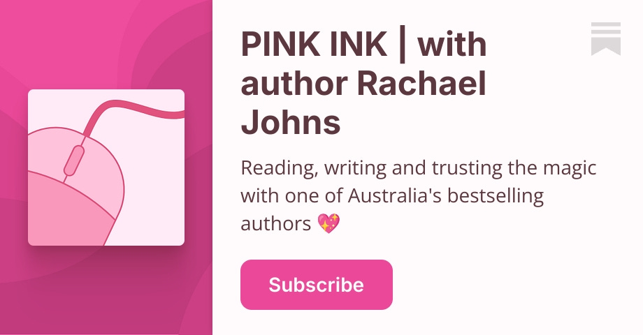 PINK INK | with author Rachael Johns | Rachael Johns Author | Substack