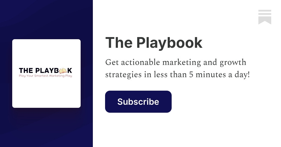 The Playbook | Substack