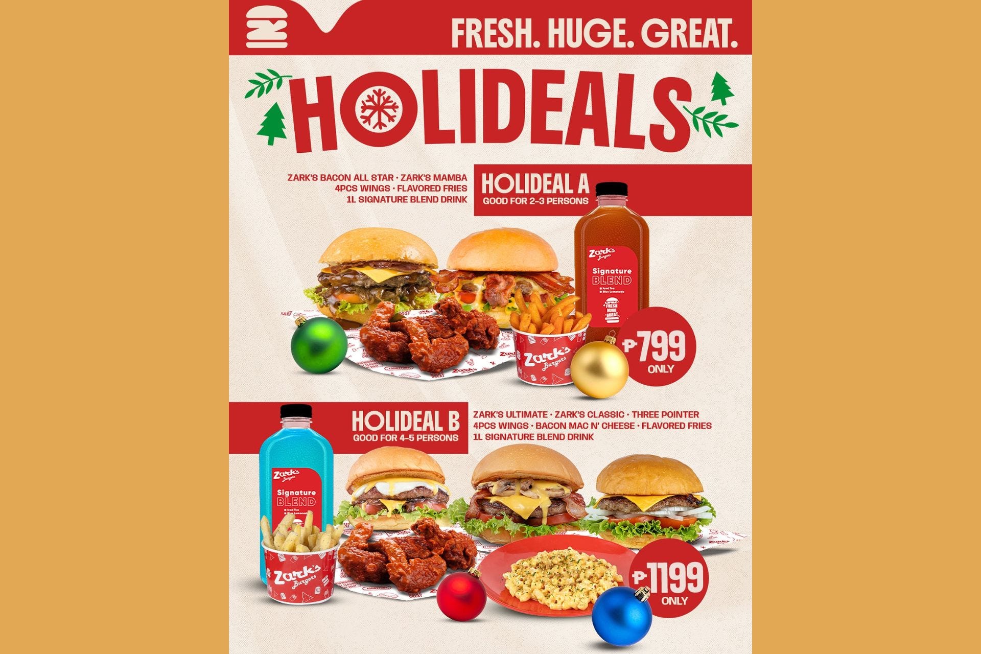 Zark's Holideals returns: Group packages start at 799 pesos