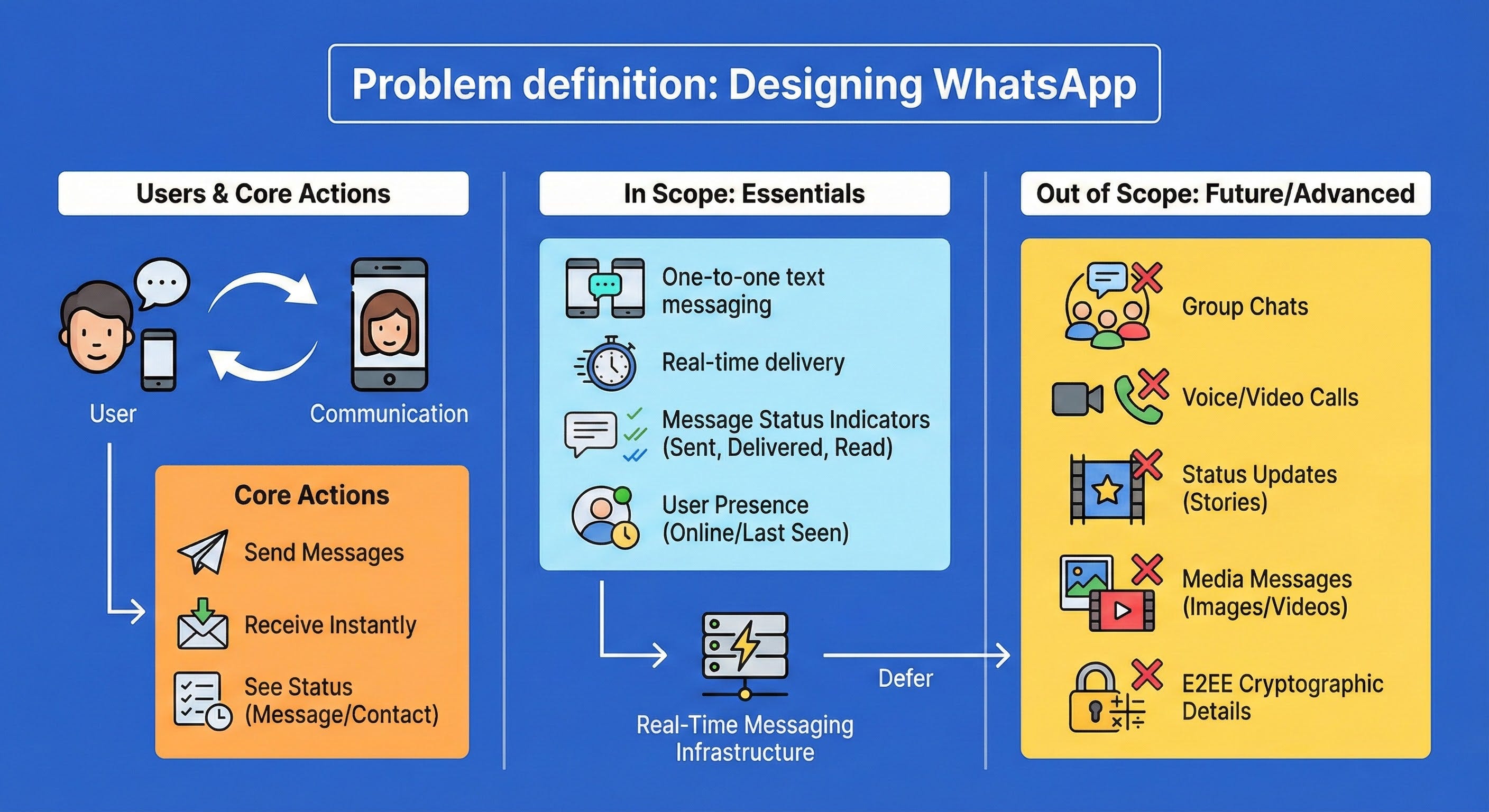 Designing WhatsApp in 45 Minutes: A Complete System Design Walkthrough ...