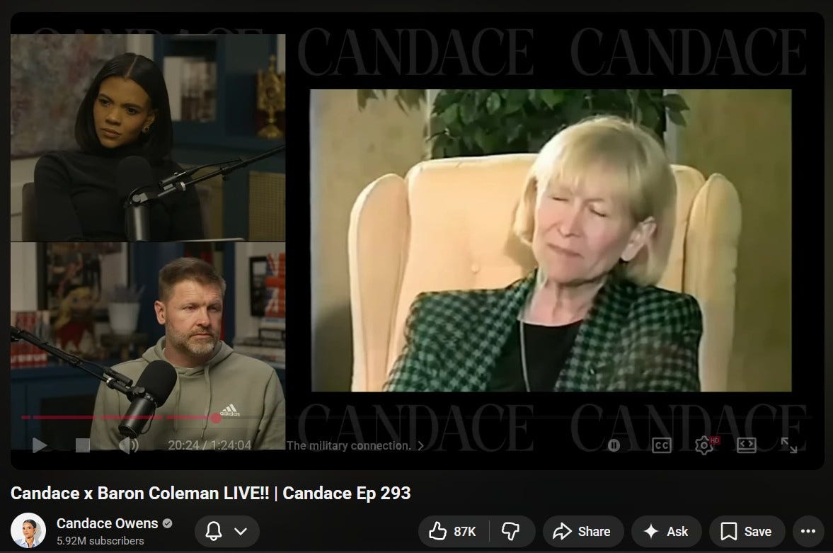 Candace Owens, Witchcraft, Kay Griggs & Israeli Jewish Kabala - 21 Clips