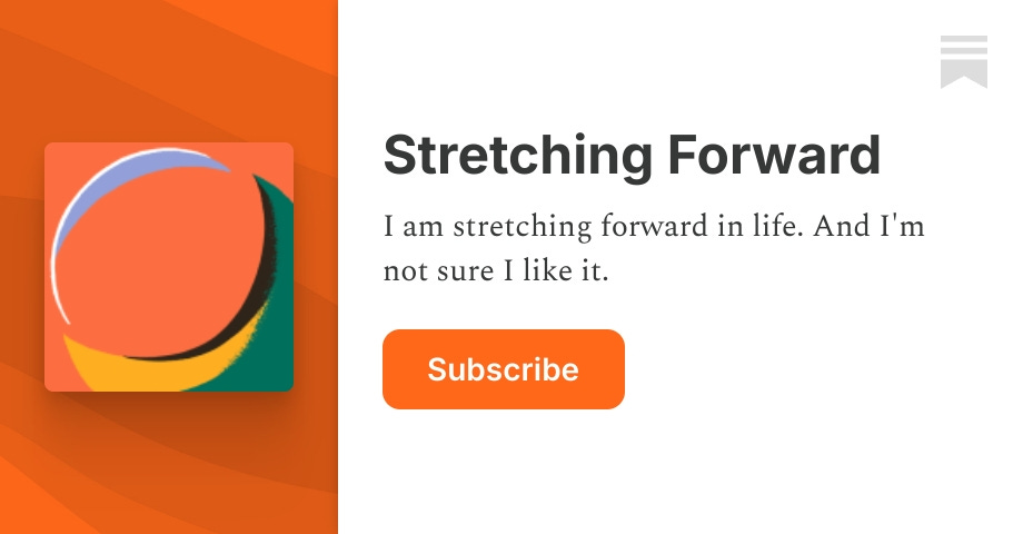 A buffet of emotions - Stretching Forward