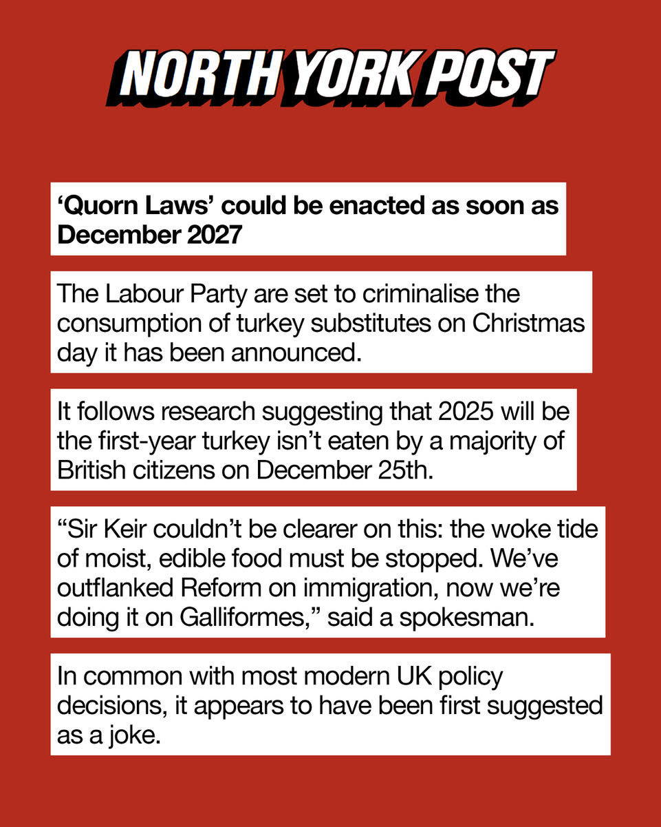 LABOUR TO OUTLAW NON-TURKEY CONSUMPTION AT CHRISTMAS