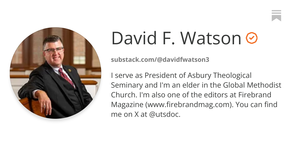 David F. Watson | Substack