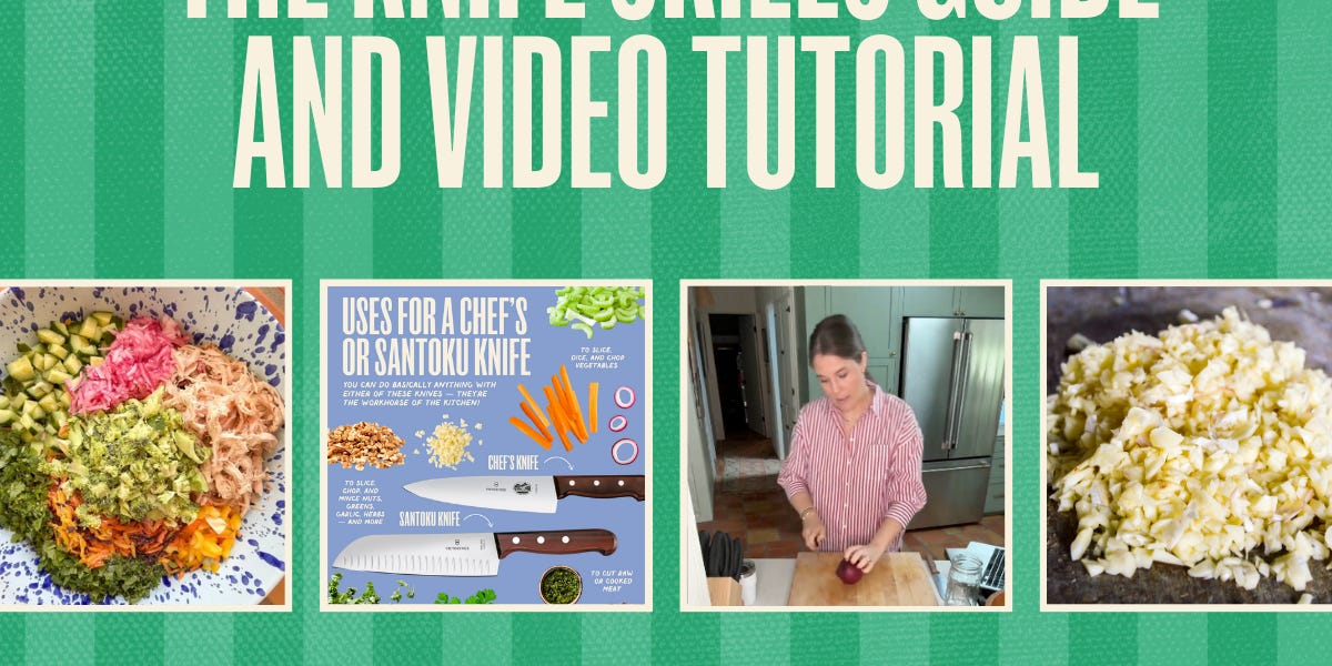 the knife skills guide + video tutorial