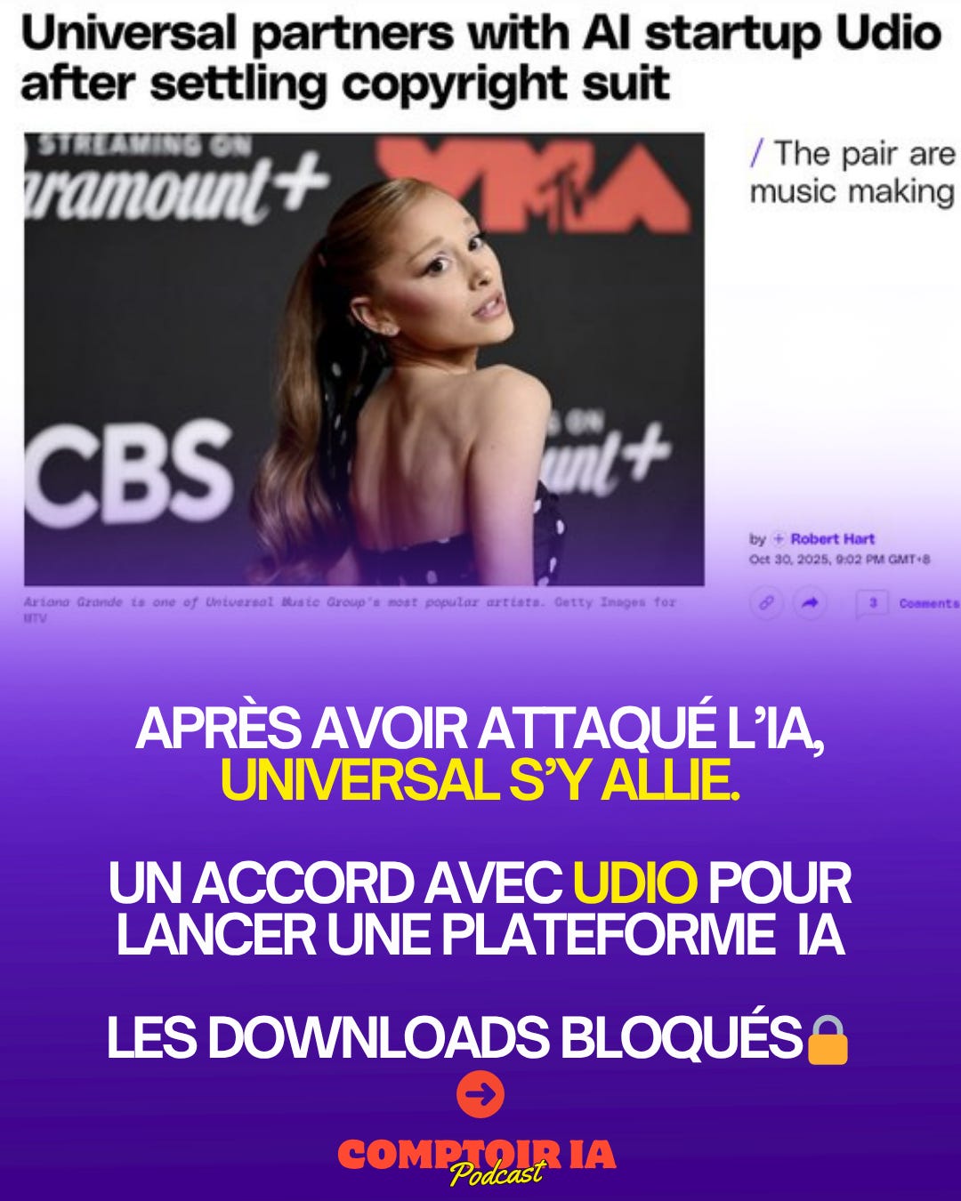 UNIVERSAL 🤝 UDIO - by nicolas guyon - Comptoir IA
