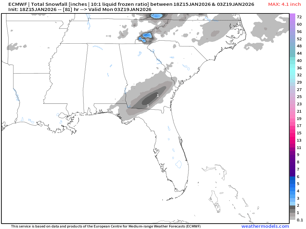 January 15, 2026 Thursday Winter Weather - by Dr. Ryan Maue