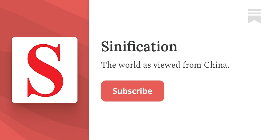 Sinification | Thomas des Garets Geddes | Substack