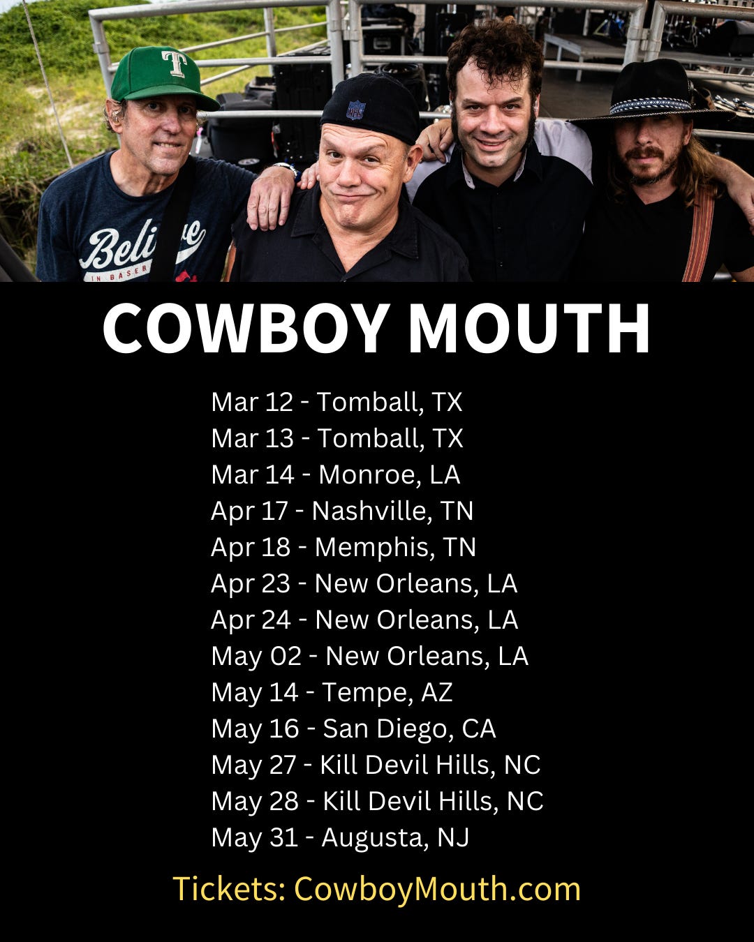 Solo Show, Band Tour Dates, Interview With Griff
