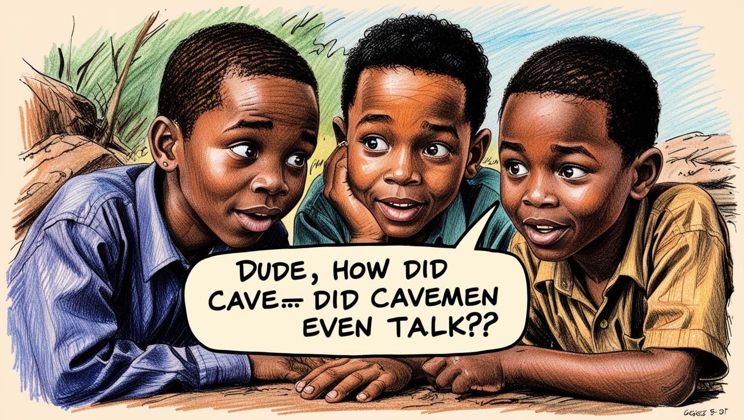 Dude, How Did Cavemen Even Talk? 🗣️ ️🗿 - by Shayla Brown