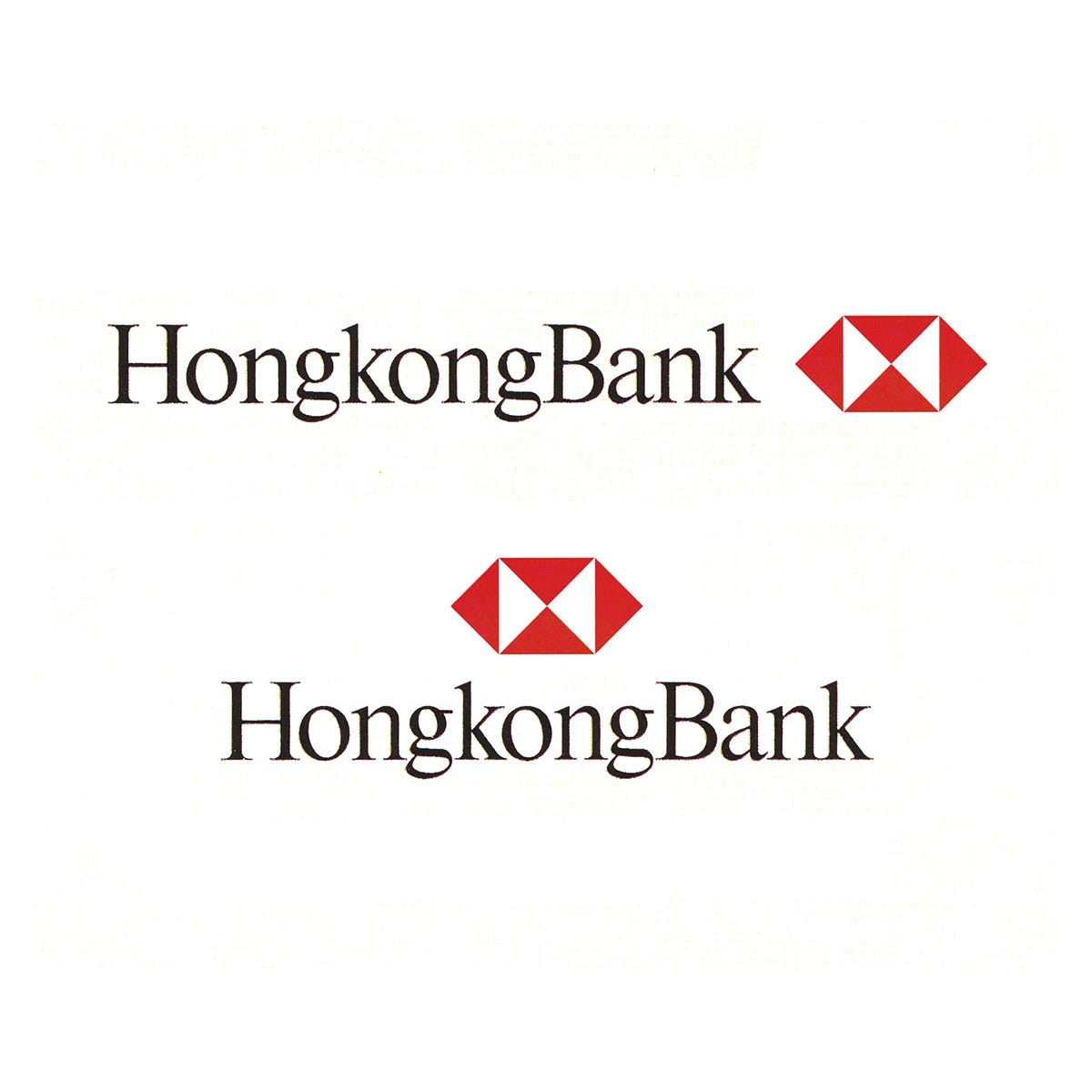 HSBC Logo, 1983 – Logo Histories - by Richard Baird