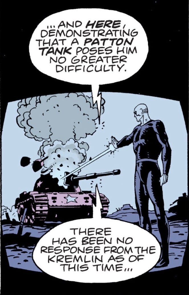 Watchmen - Doctor Manhattan does not kill Rorschach