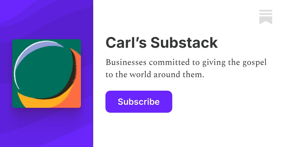 Carl’s Substack | Carl Eldredge | Substack
