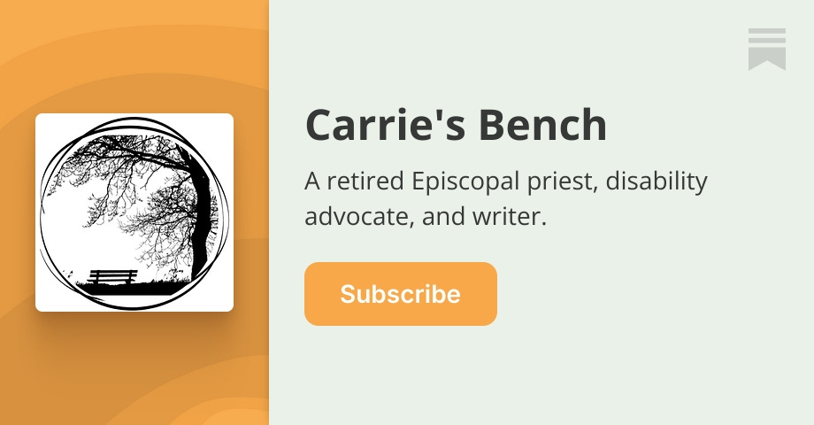 Carrie's Bench | Carrie Craig | Substack
