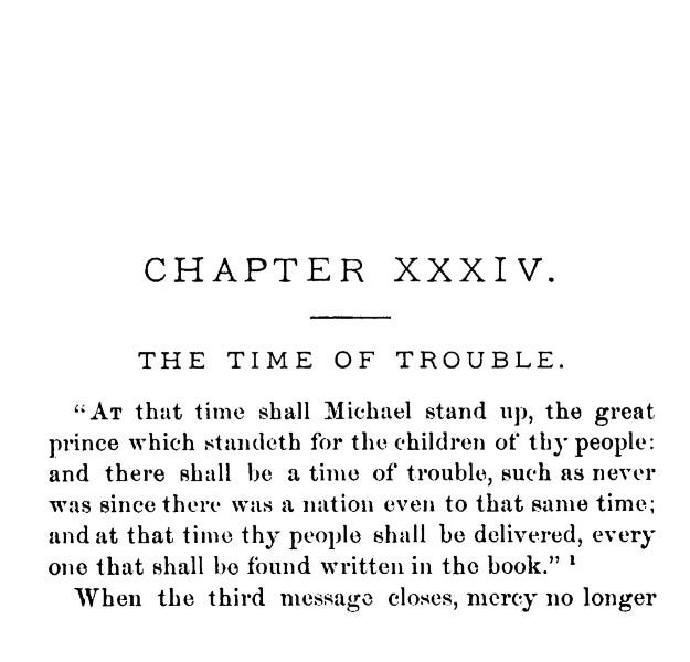 The Time of Trouble, Part 2 by Ellen G. White (1884)