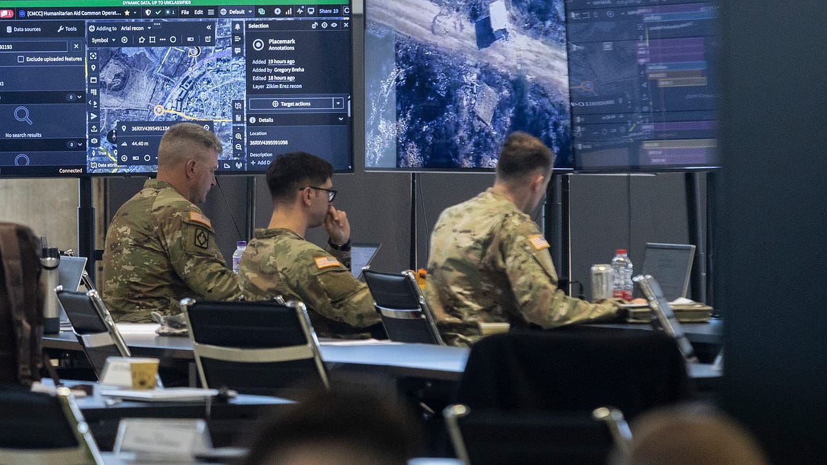 NEW: Palantir's AI Is Already Playing a Major Role in Tracking Gaza Aid ...