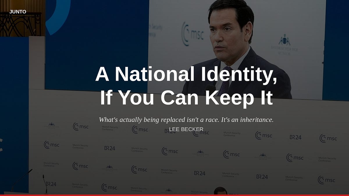 A National Identity, If You Can Keep It - by Lee Becker