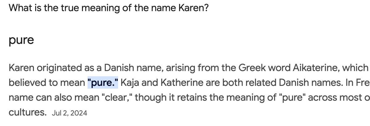 what does karin mean