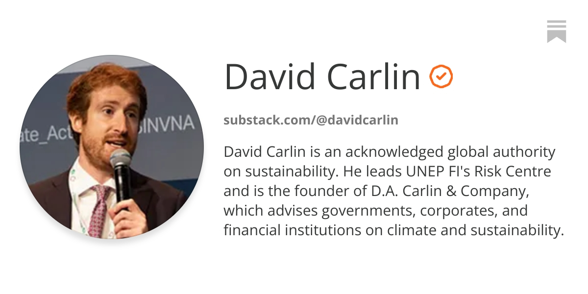 David Carlin | Substack