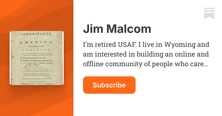 Jim Malcom | Substack