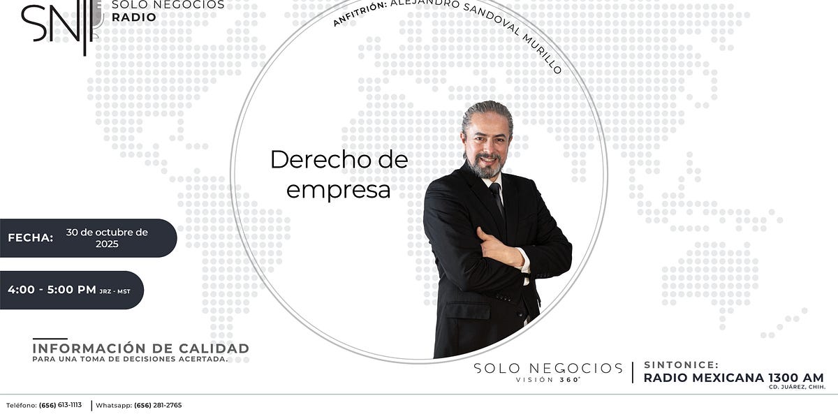 [SNR] Solo Negocios Radio del 30/10/2025