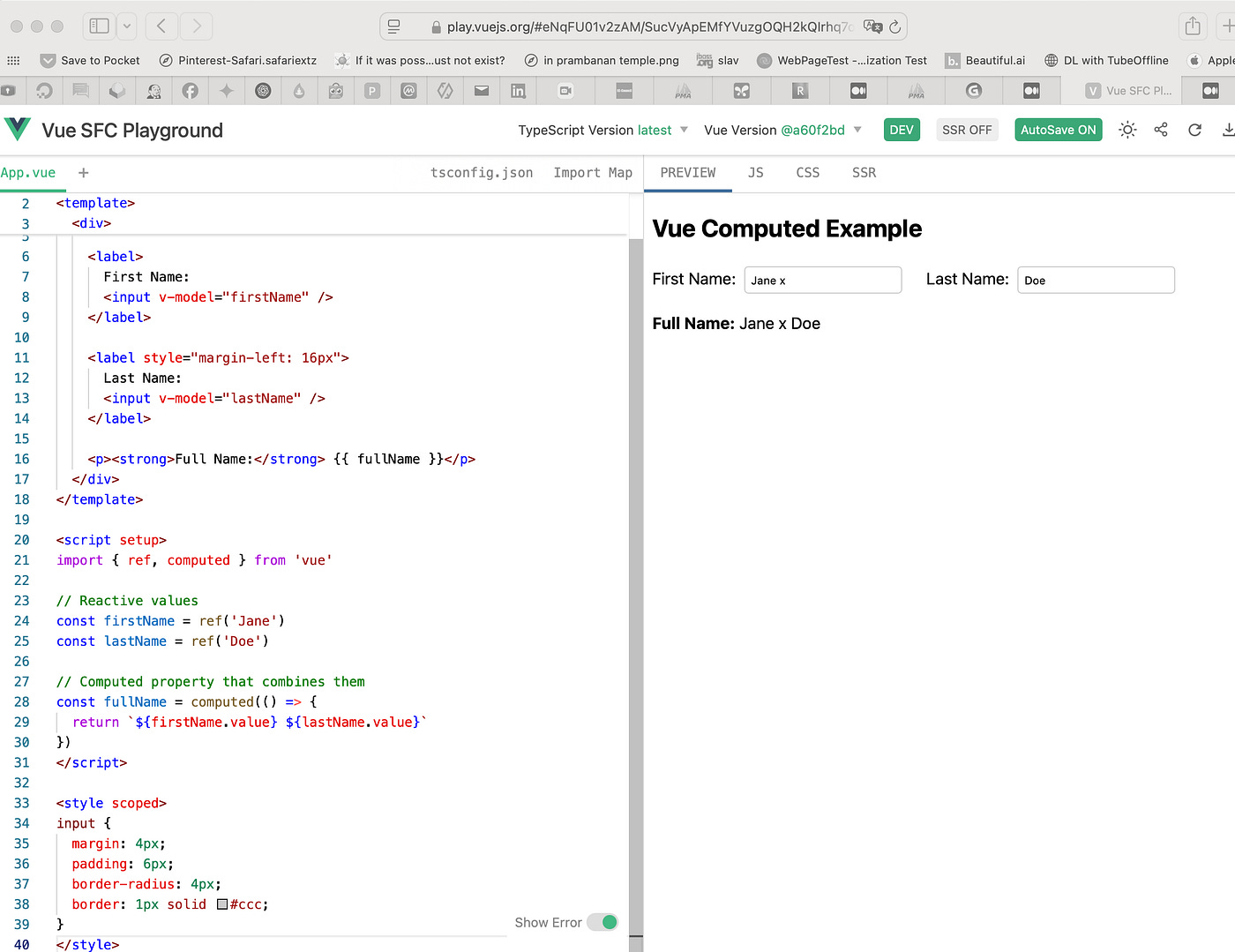 Using and Understanding Vue Computed Properties