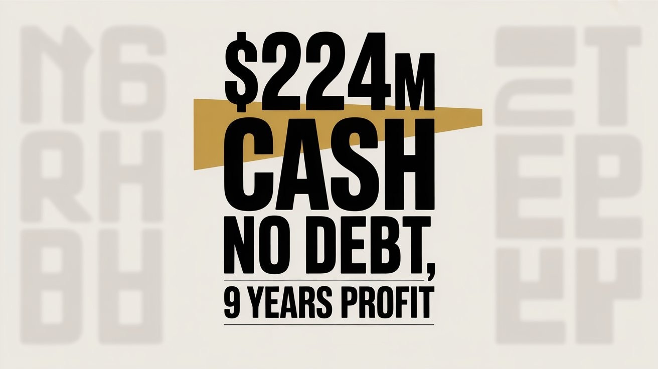 This Biotech Has $224 Million Cash, No Debt, and Nine Years of Profit.