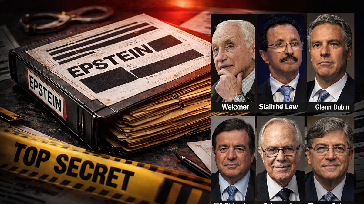 🚨 Six Powerful Names Finally Exposed — New Epstein Files Unredacted