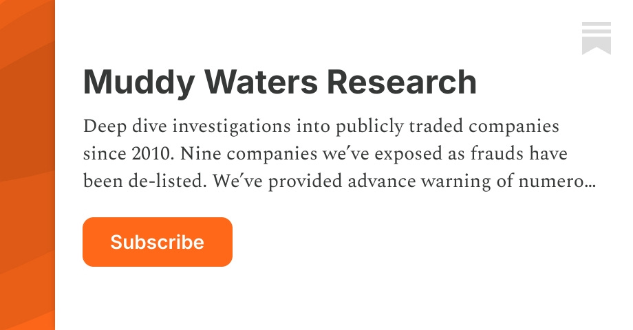 Archive - Muddy Waters Research