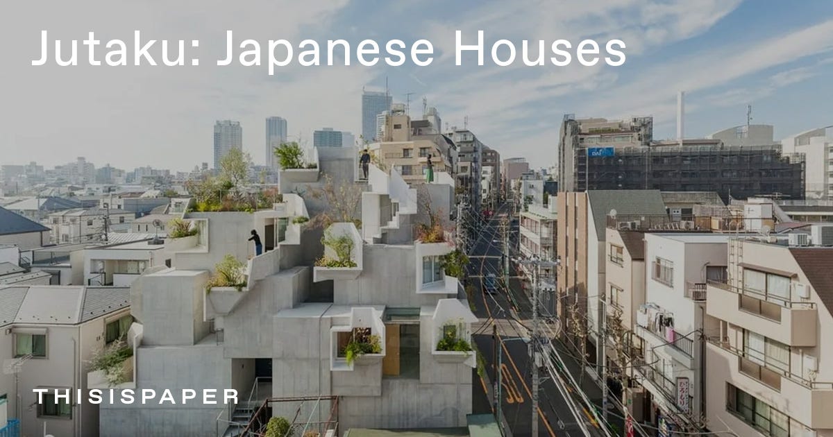 Jutaku — Guide to the Most Extraordinary Modern Homes in Japan