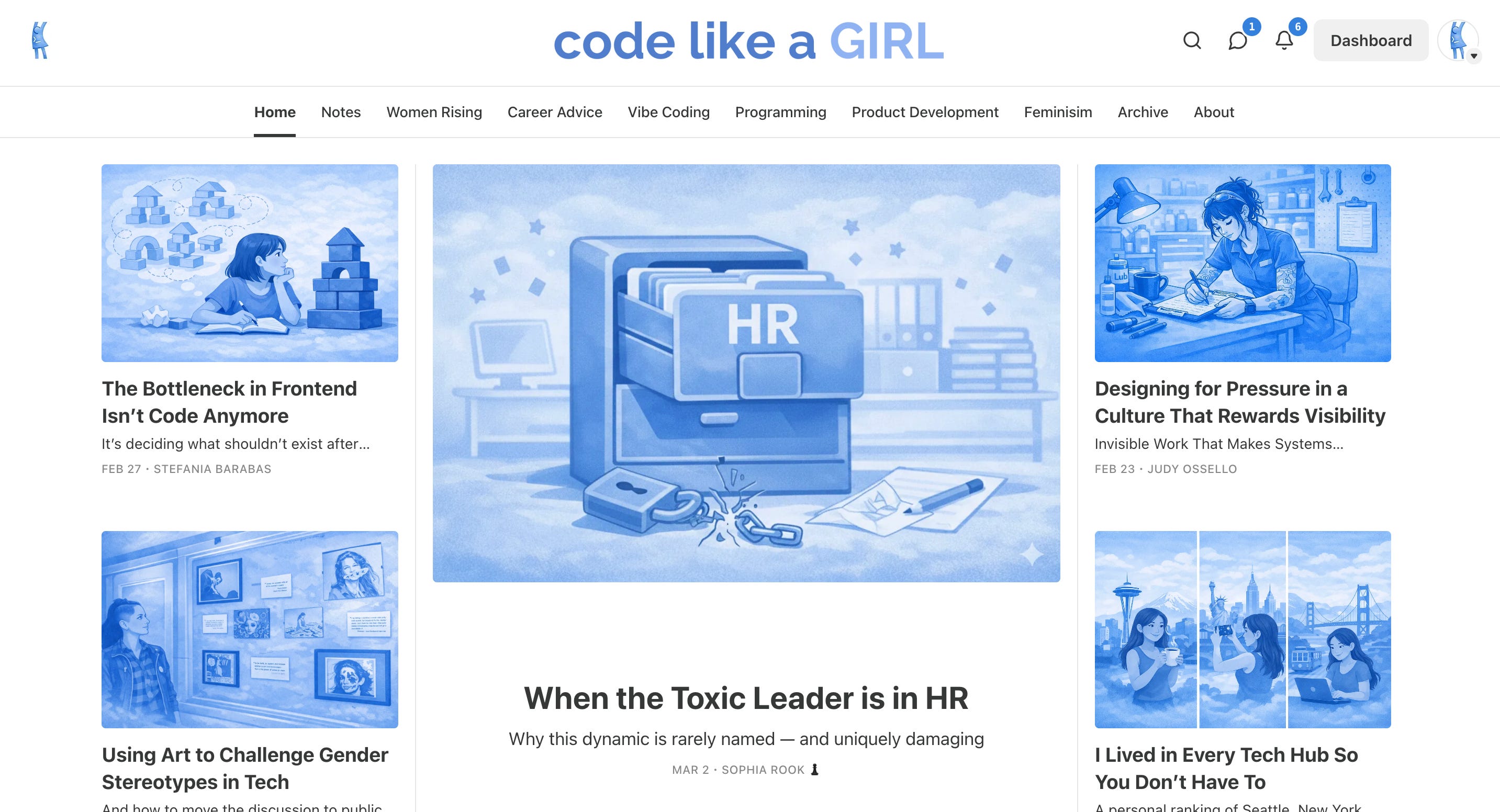 How to Get Recognized in a Crowded Substack Feed (Women Rising)