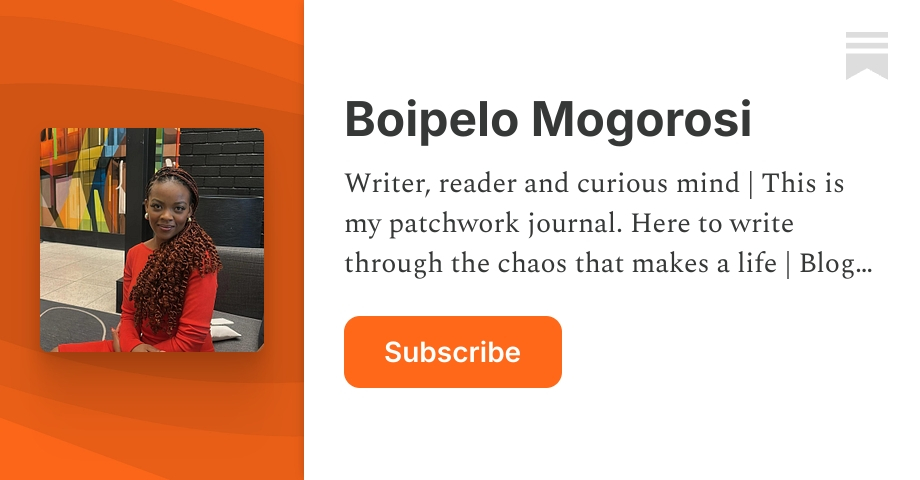 Boipelo Mogorosi | Substack