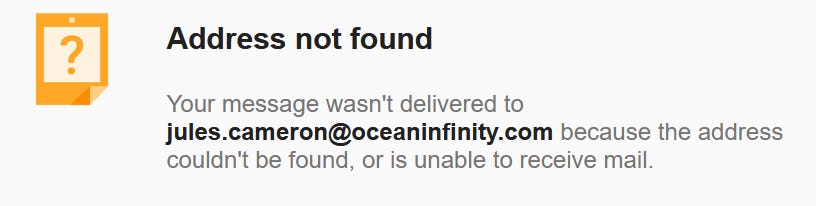 Email to Ocean Infinity: MH370 search location suggestion