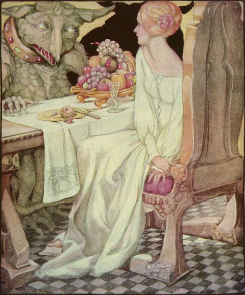 Beauty and the Beast Illustrations - Fairy’s Substack