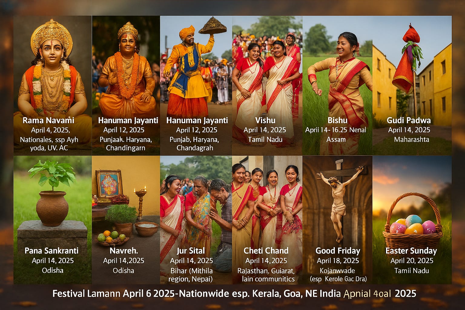 🌸 Major Festivals in India During April 2025: Dates, Significance ...