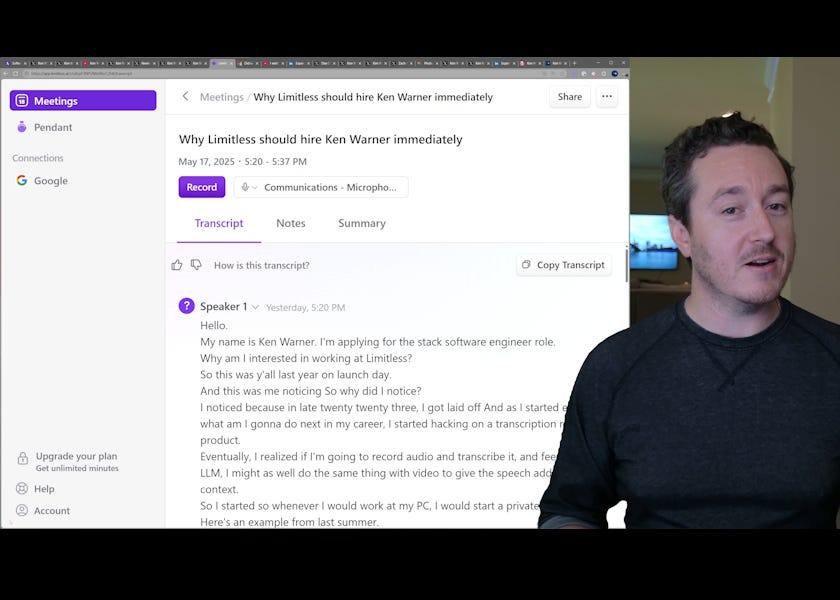 Why Limitless should hire Ken Warner immediately