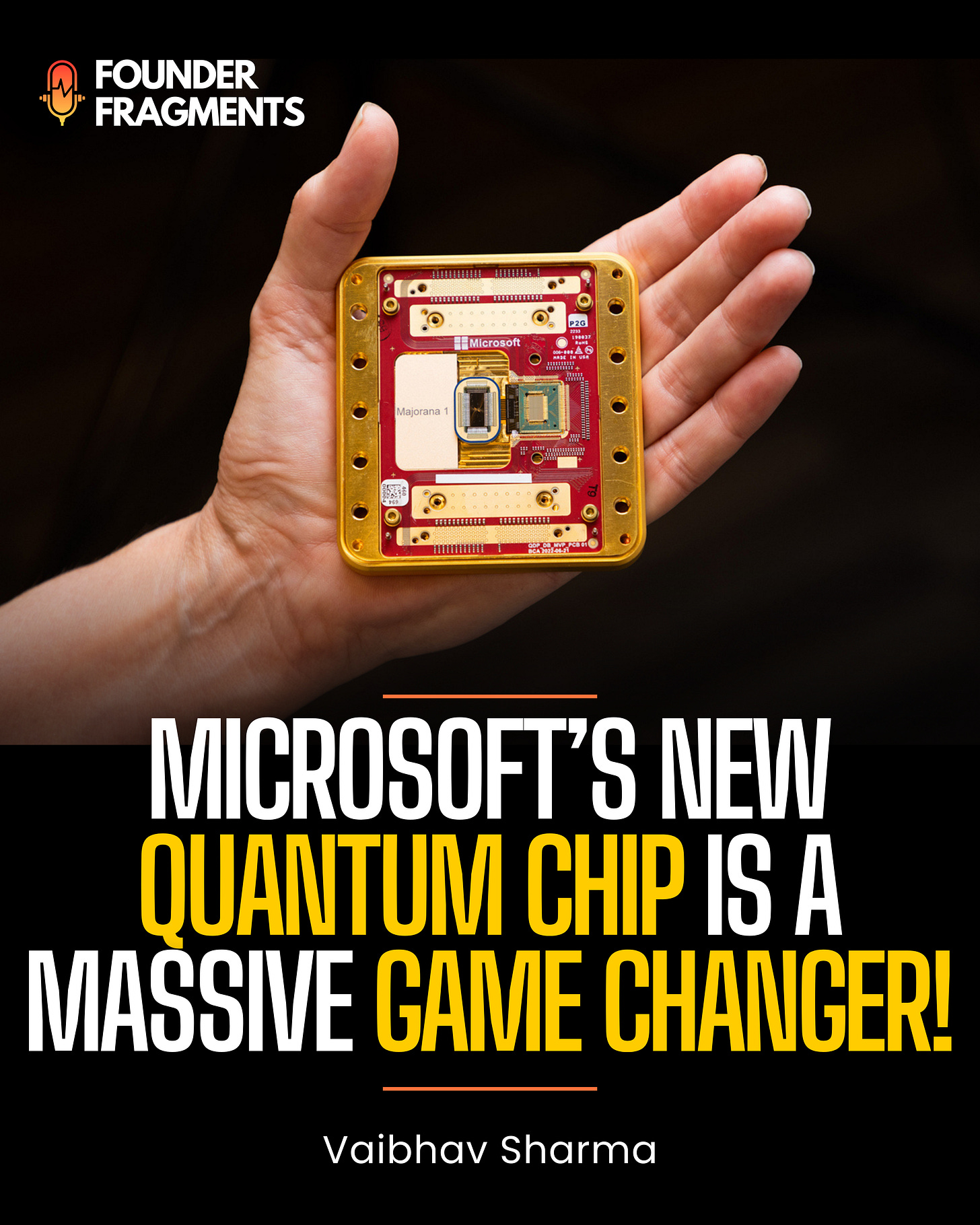 quantum computer chip microsoft