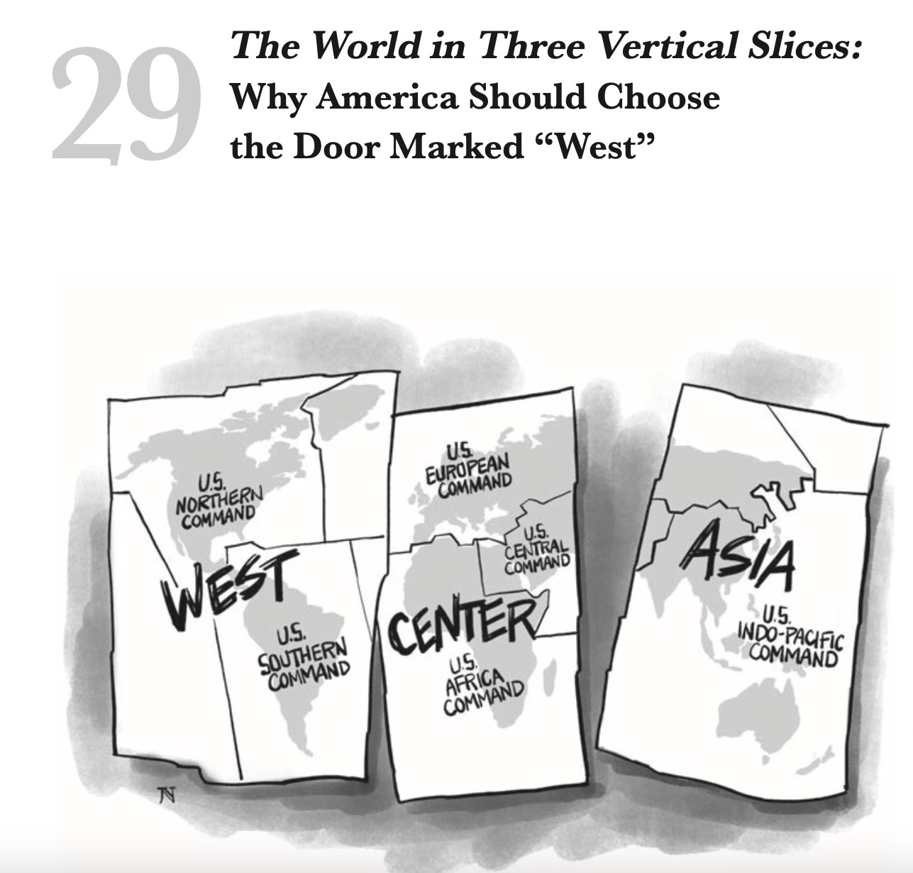 The geographic "verticalization" of US combatant commands? Finally?