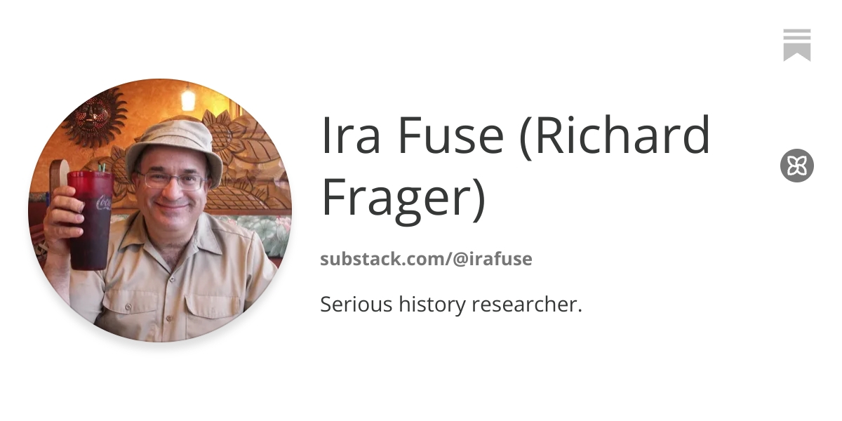 Ira Fuse (Richard Frager) | Substack