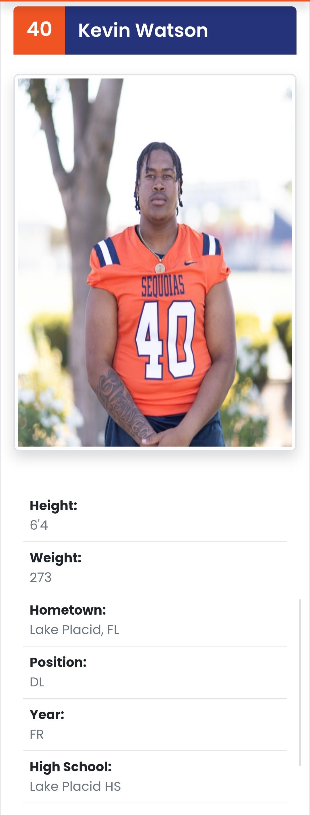 JUCO DL Kevin Watson picks up an offer from Tarleton State