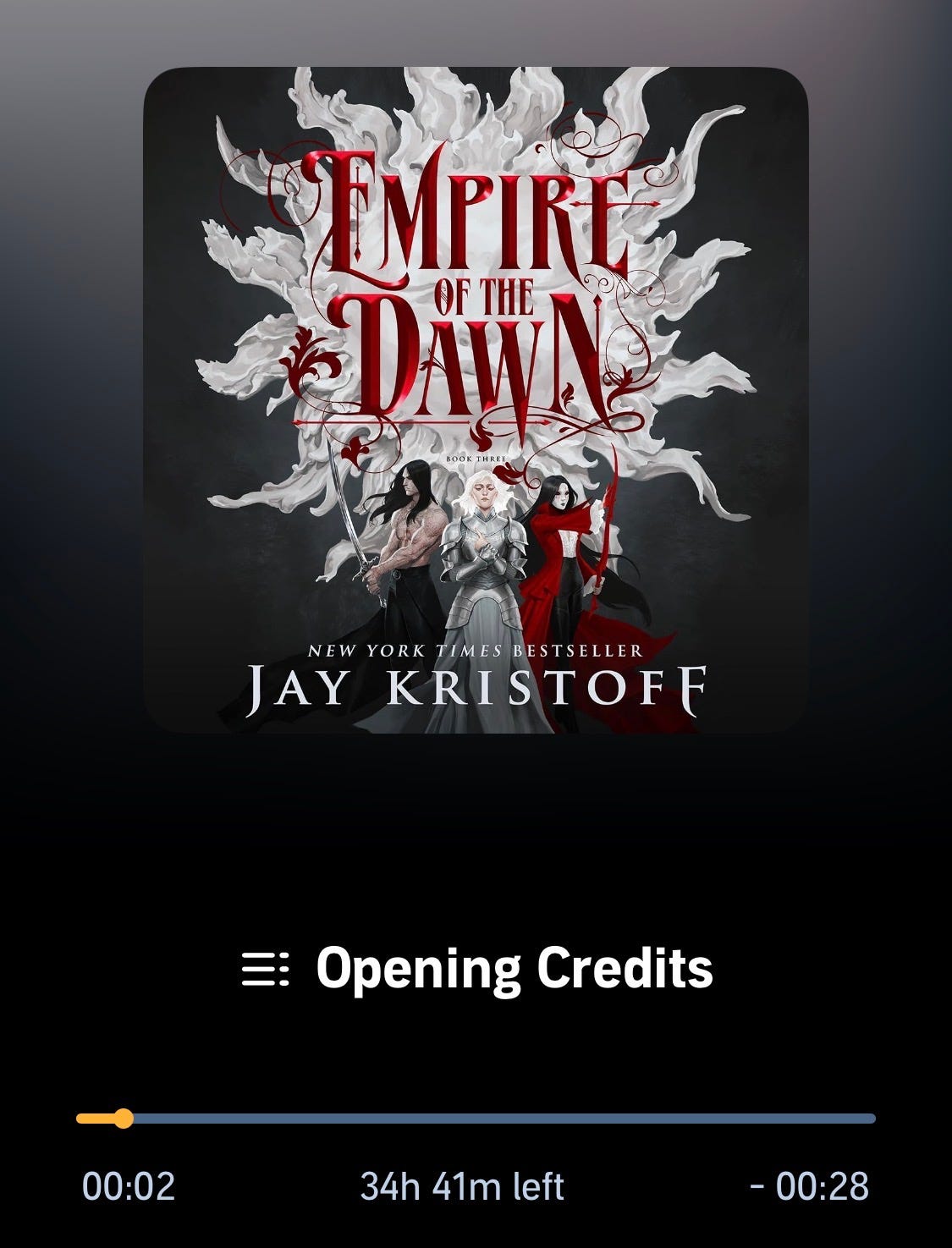 'Empire of the Dawn' (2025, Jay Kristoff): Review