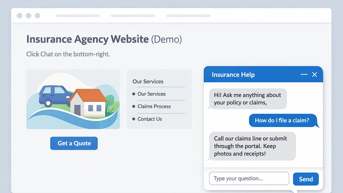 Let’s build a RAG AI Chatbot under 30 minutes | RAG Agent for Insurance ...