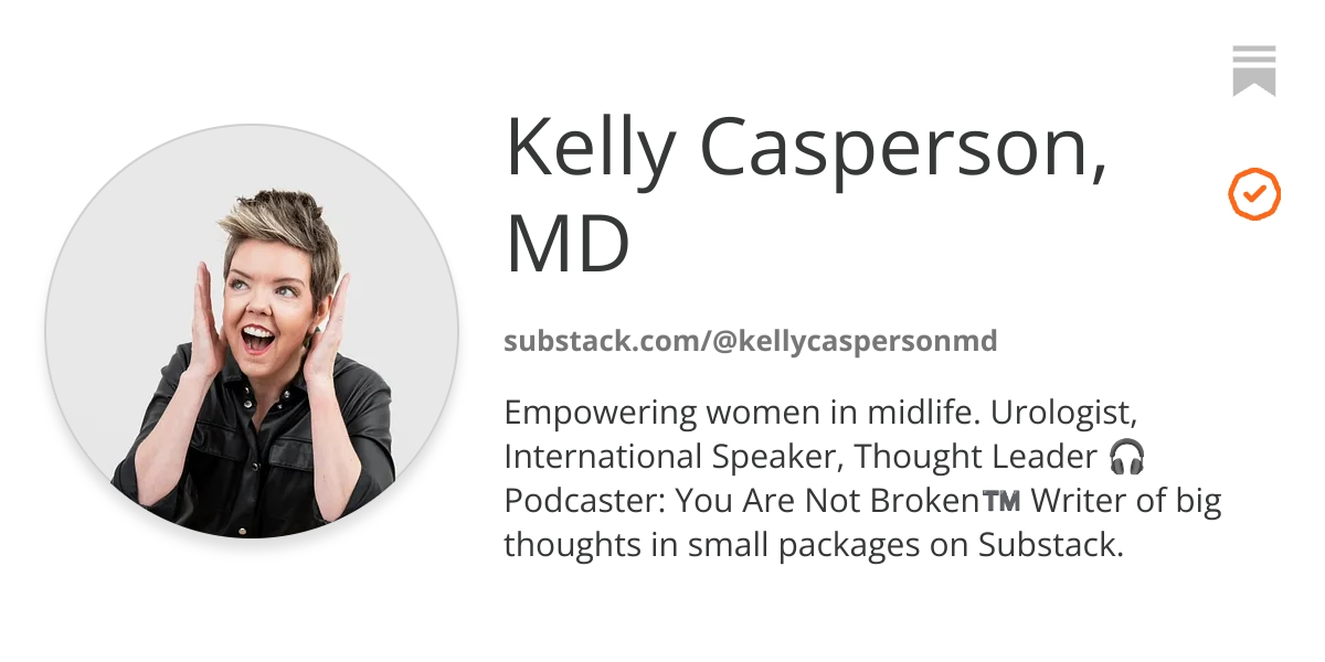Kelly Casperson, MD | Substack