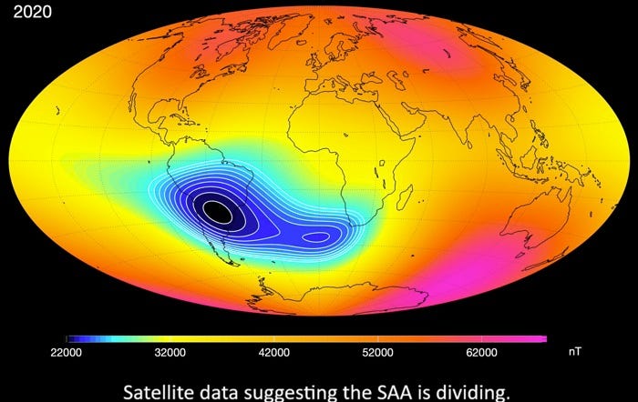 NASA Is Watching a Huge Anomaly Growing in Earth’s Magnetic Field