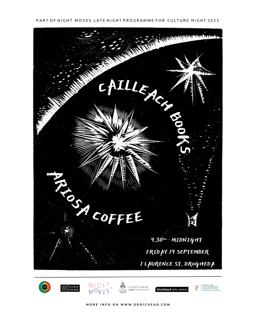 Cailleach Books x Ariosa Coffee: A Culture Night Café